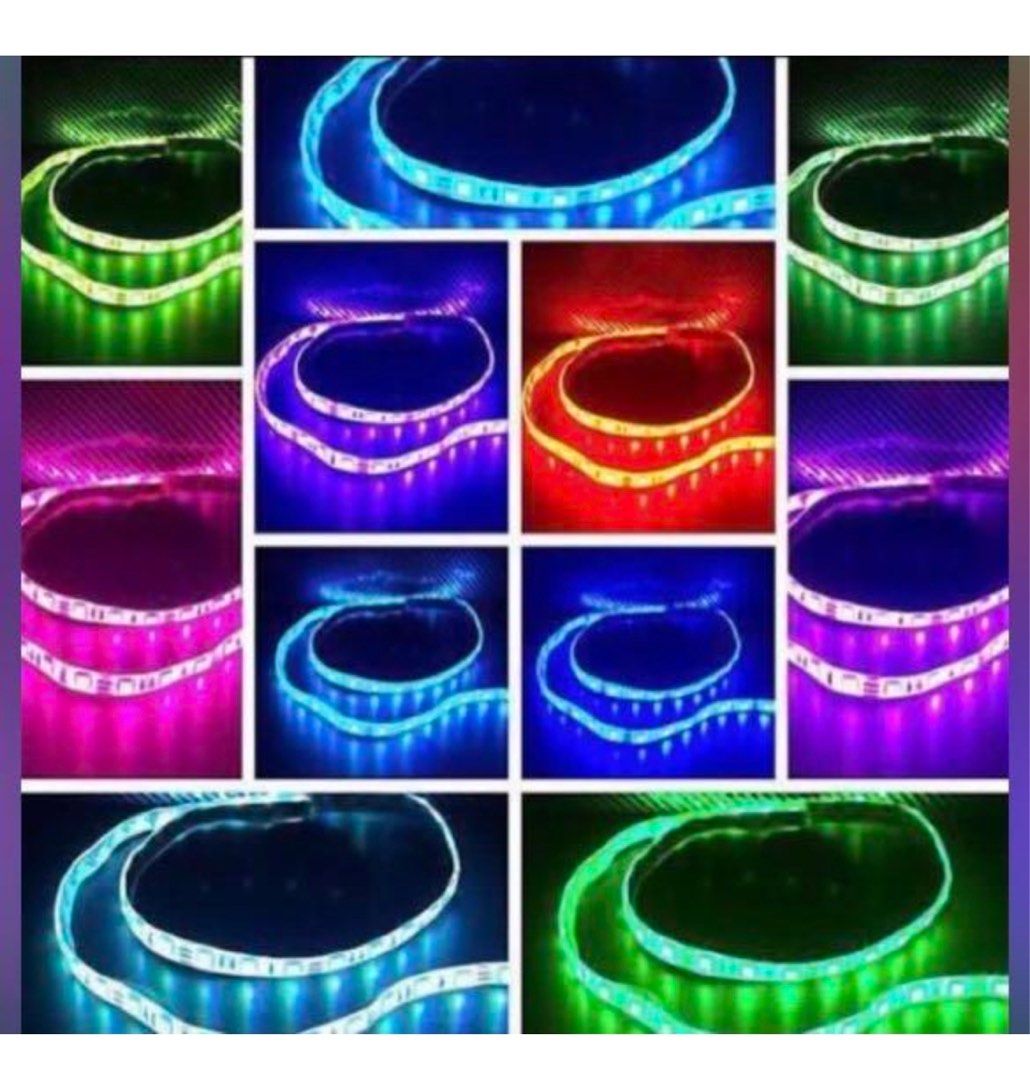 RGB multi color usb led light, plug & plug, Furniture & Home Living ...