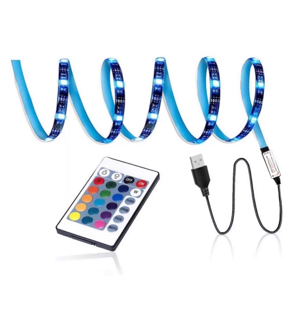 RGB multi color usb led light, plug & plug, Furniture & Home Living ...