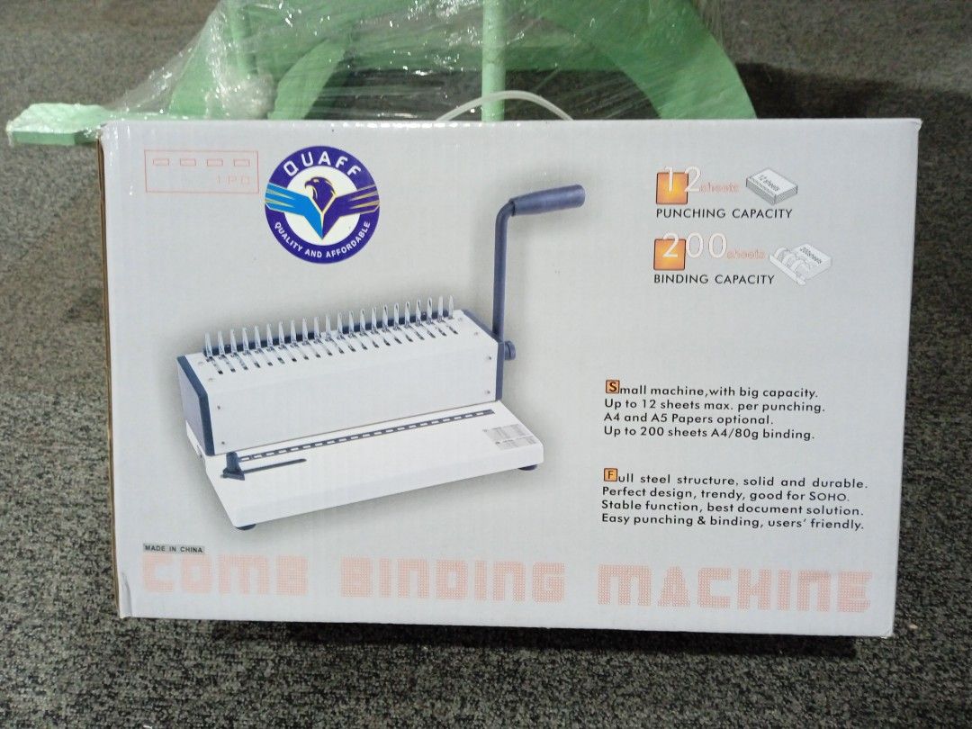 RING BINDER MACHINE, Computers & Tech, Office & Business Technology on ...