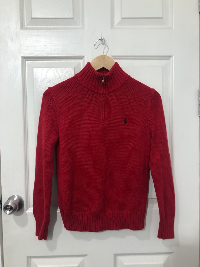 RL Knitted Half Zip on Carousell