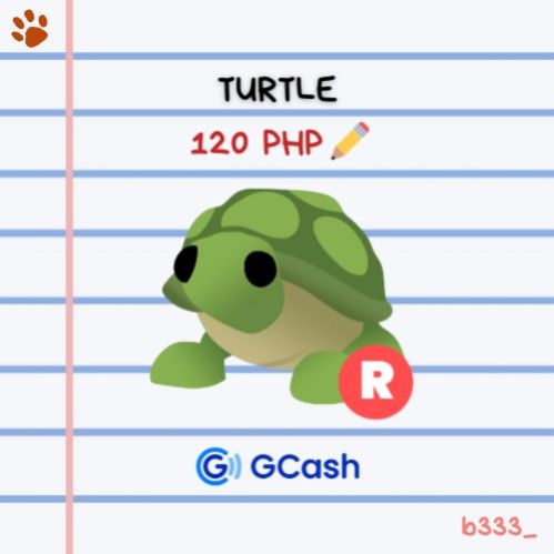 ROBLOX ADOPT ME RIDE TURTLE PET on Carousell