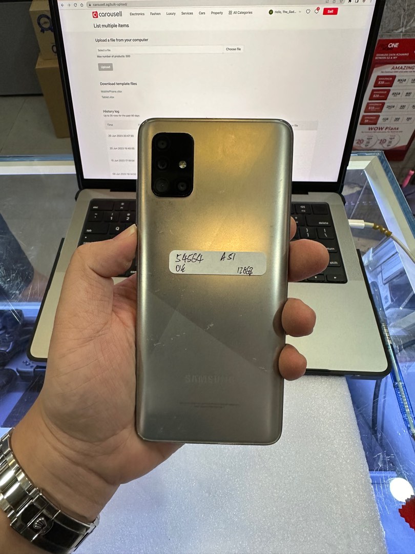 Samsung Galaxy A51 Prism Crush White 128GB, Mobile Phones & Gadgets, Mobile Phones, Android ...