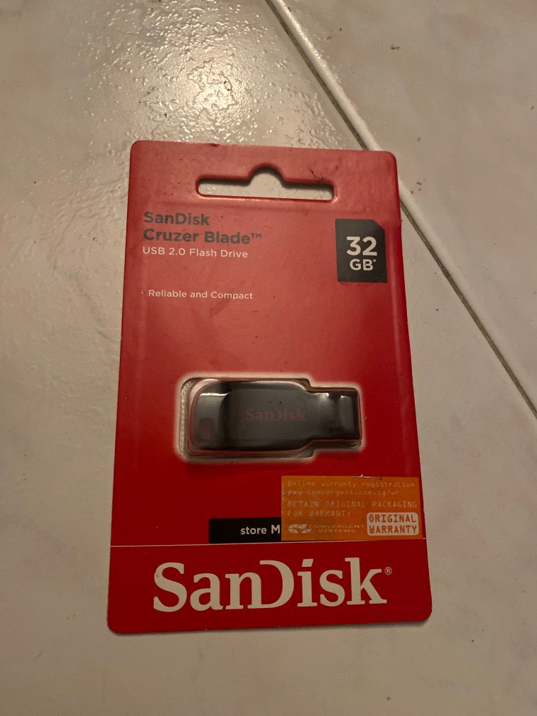 sandisk flashdrive 32gb, Computers & Tech, Parts & Accessories, Hard ...
