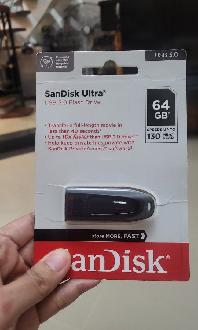 Sandisk Ultra 64GB, Computers & Tech, Parts & Accessories, Hard Disks ...