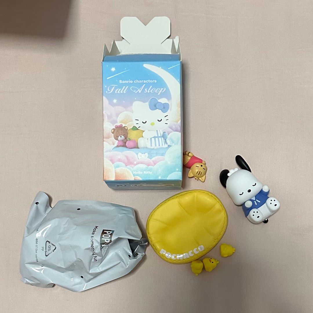 POPMART SANRIO FALL ASLEEP SERIES POCHACCO, Hobbies & Toys, Toys ...