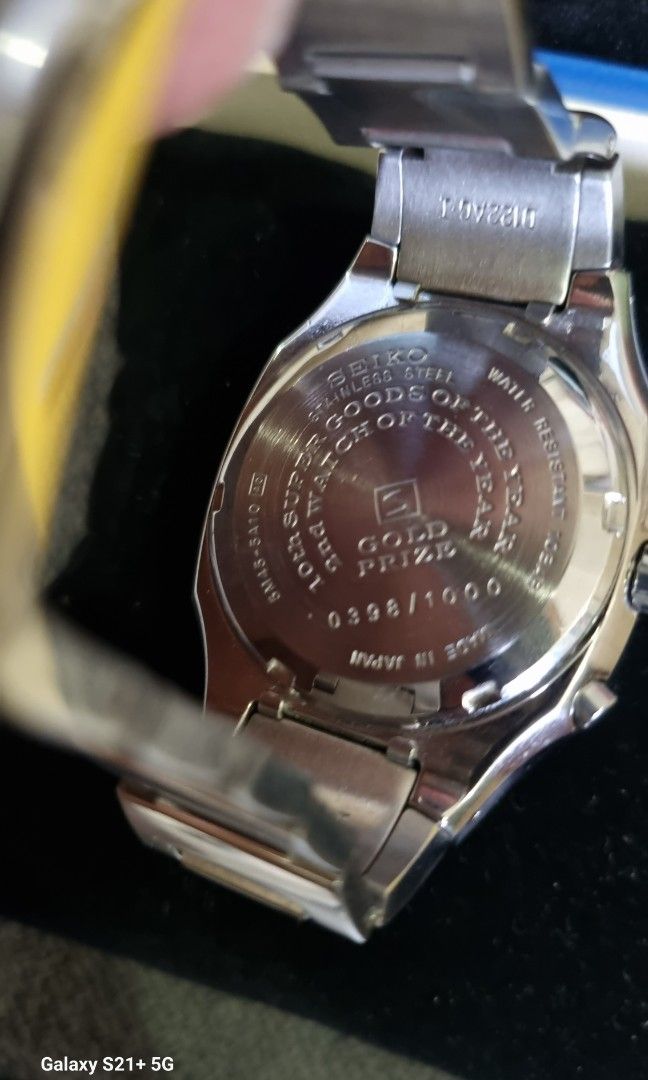 Seiko Kinetic GMT SUS 5M45-5A10, Men's Fashion, Watches & Accessories ...