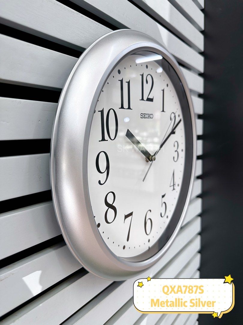 Seiko Wall Clock / QXA787 / Simple Office Classroom Clock, Furniture ...