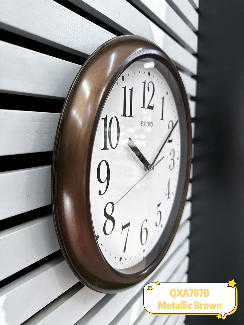Seiko Wall Clock / QXA787 / Simple Office Classroom Clock, Furniture ...