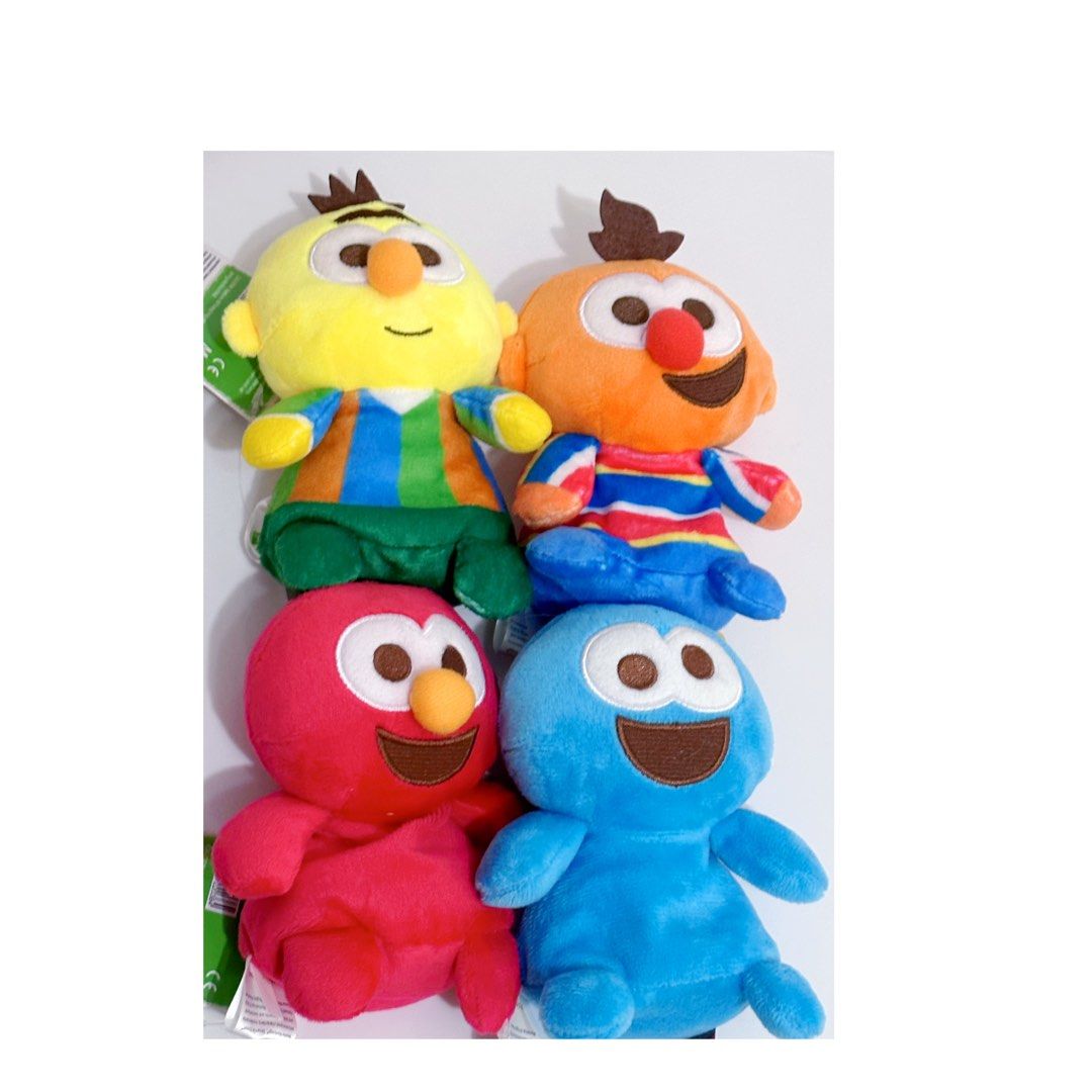 Sesame Street Soft Toy set,14cm, Hobbies & Toys, Toys & Games on Carousell