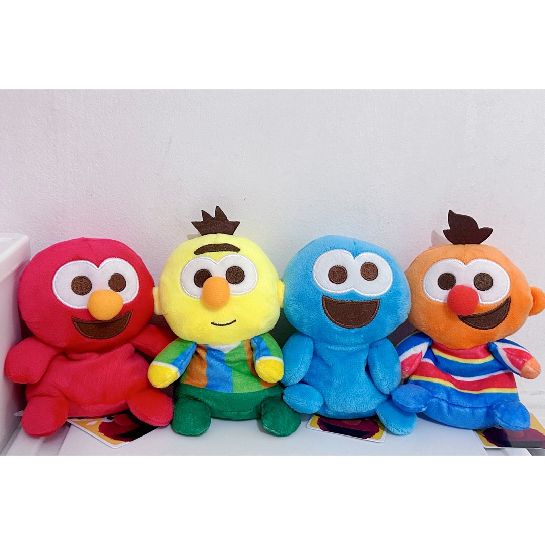 Sesame Street Soft Toy set,14cm, Hobbies & Toys, Toys & Games on Carousell