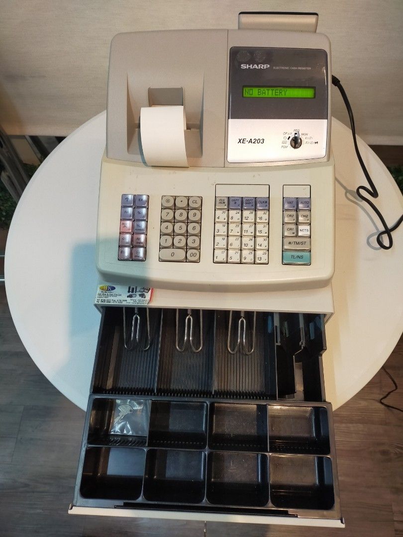 SHARP XE-A203 Cash register, Computers & Tech, Office & Business ...