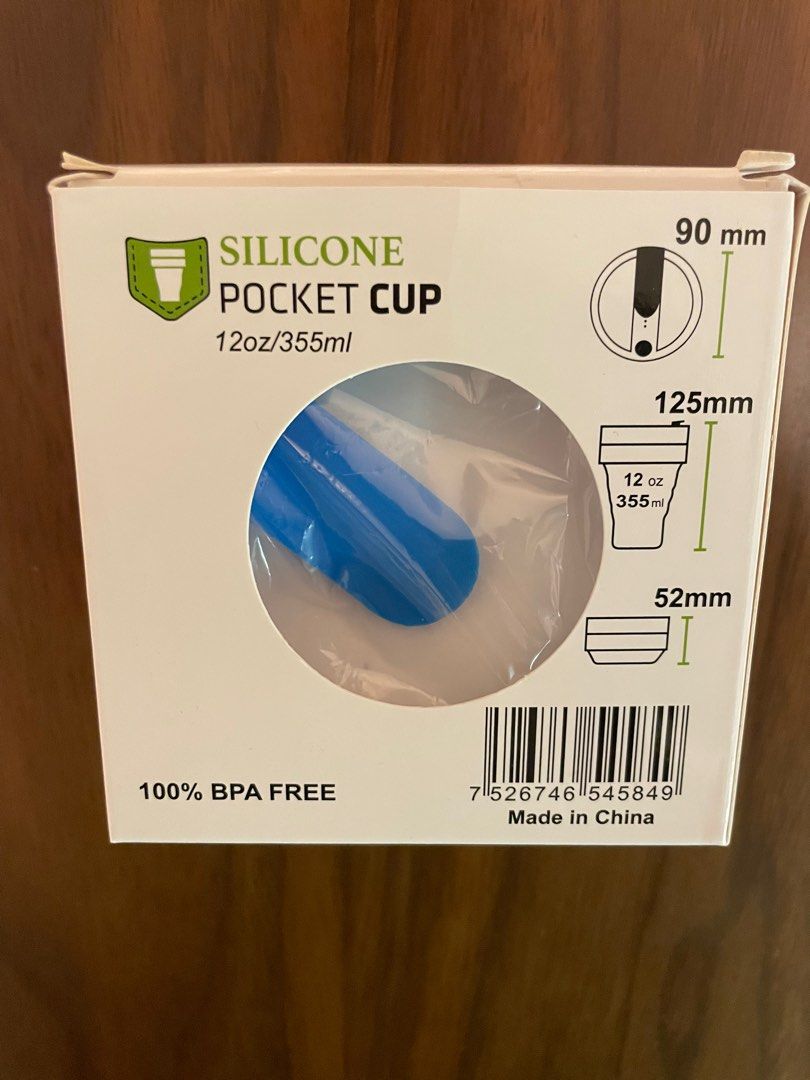 Silicone pocket cup (Standard Chartered), Furniture & Home Living ...