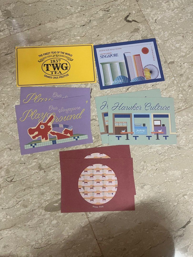 Singapore Postcard TWG, Hobbies & Toys, Stationery & Craft, Art ...