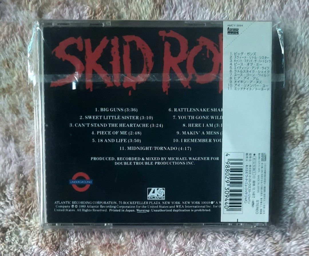 Skid Row - Skid Row CD, Hobbies & Toys, Music & Media, CDs & DVDs on ...