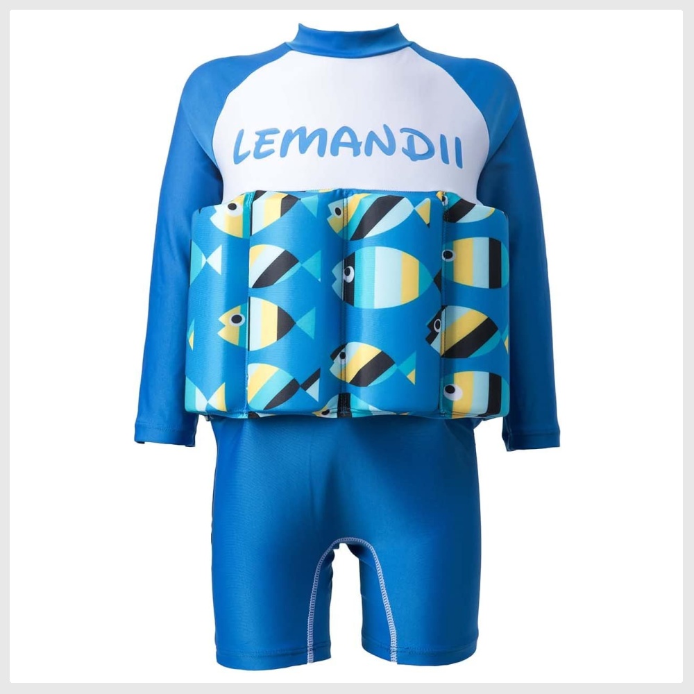 SKY-ST Baby Kids Suit Float One-Piece Swimwear Buoyancy For Girls Boys ...