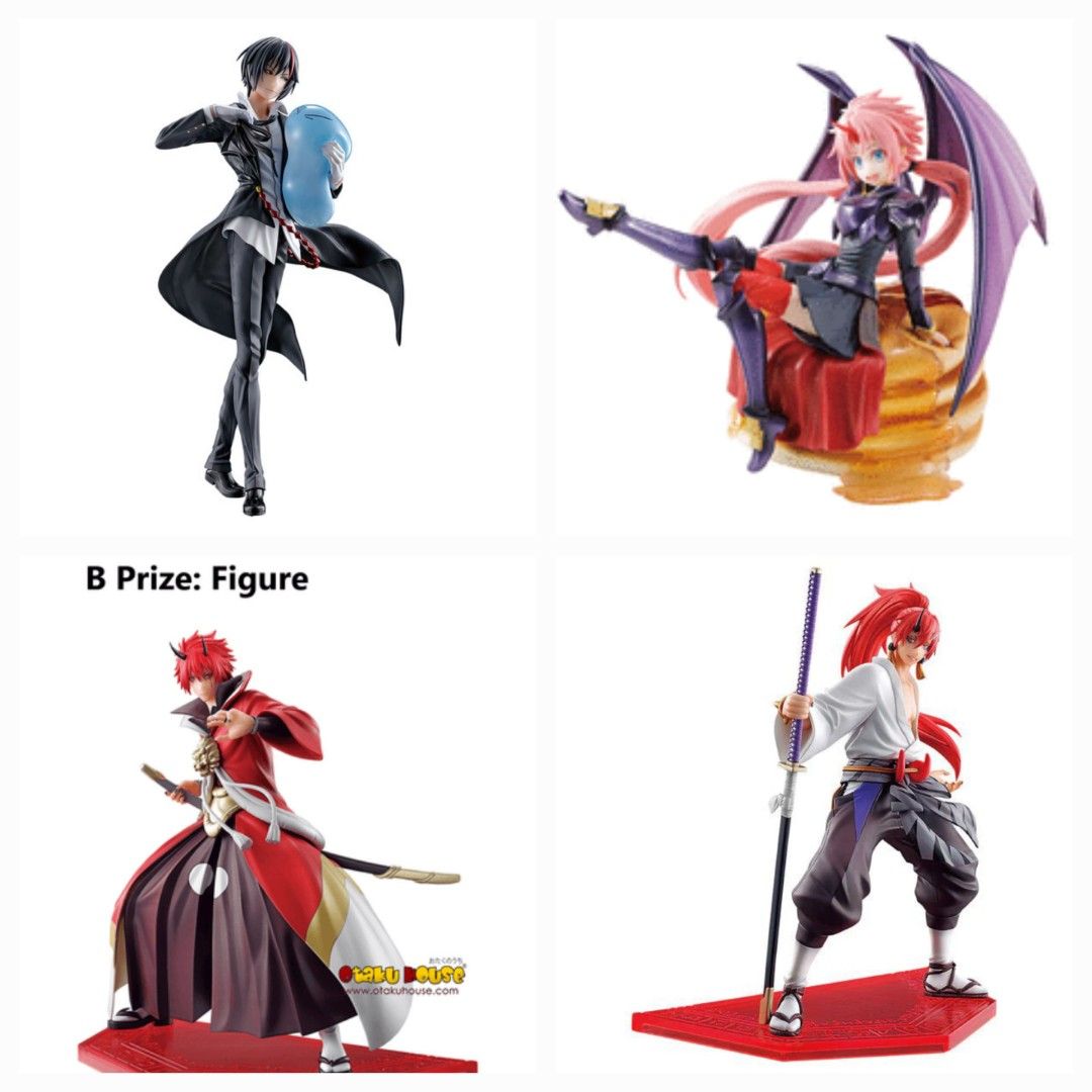 Slime ichiban kuji milim benimaru hiiro diablo set, Hobbies & Toys ...