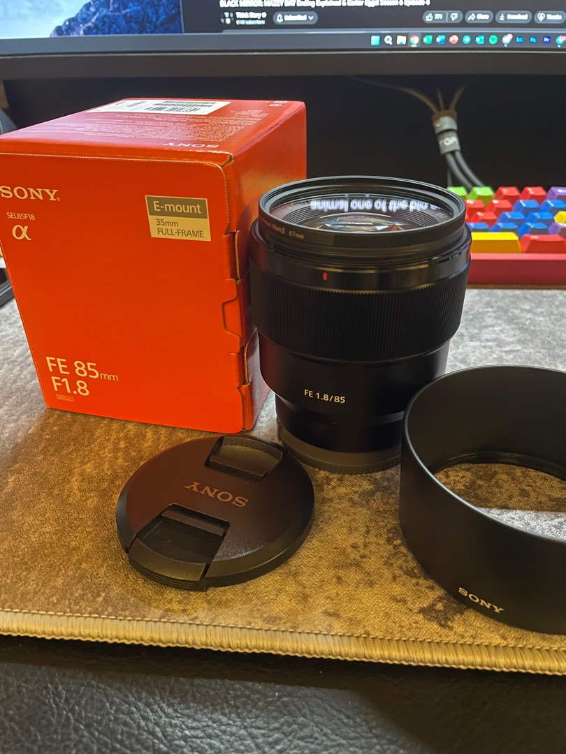 Sony FE 85mm f1.8 (SEL85F18), Photography, Lens & Kits on Carousell