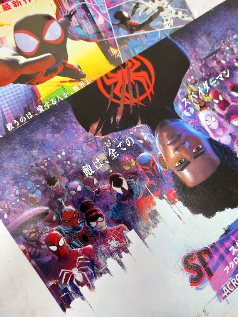 Spiderman - Across the Spider-Verse Mini Poster X 2 / Japan / Flyer ...