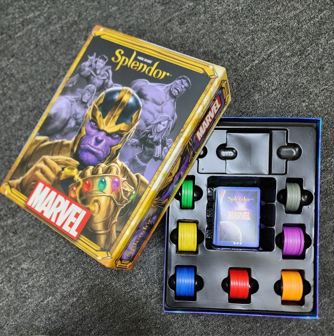Splendor Marvel Board Game, Hobbies & Toys, Toys & Games on Carousell