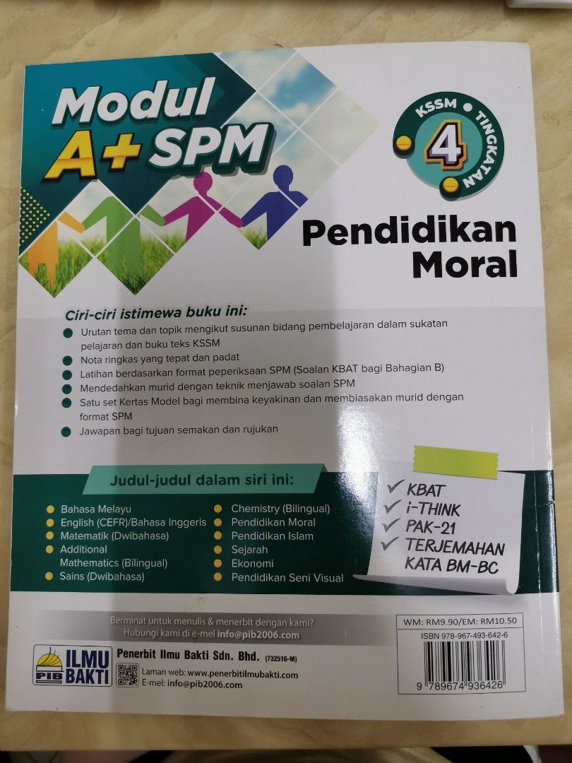 SPM Pendidikan Moral Tingkatan 4 KSSM, Hobbies & Toys, Books ...