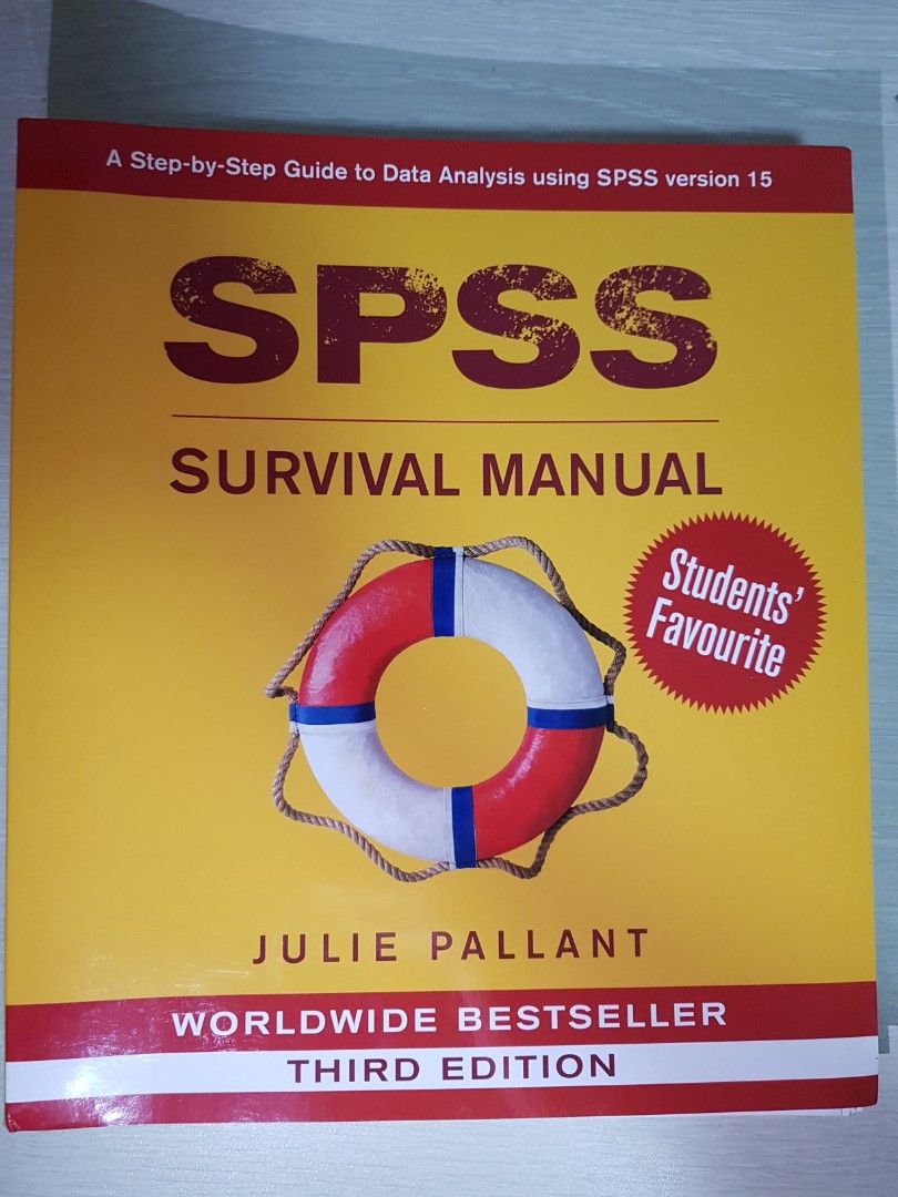 SPSS Survival Manual, Hobbies & Toys, Books & Magazines, Textbooks on ... SPSS Survival Manual, Hobbies & Toys, Books & Magazines, Textbooks on ...