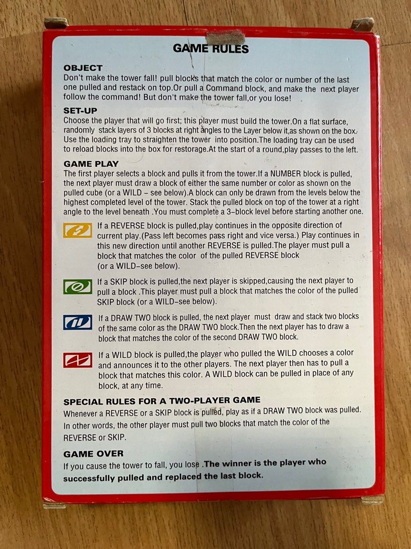 Stacking block game, Hobbies & Toys, Toys & Games on Carousell