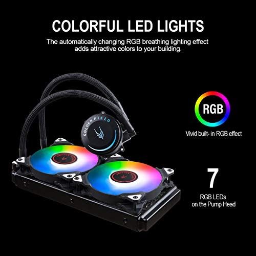 [Stockist.SG] GOLDEN FIELD SF240 RGB All-in-One Liquid CPU Cooler with ...
