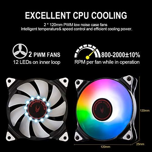 [Stockist.SG] GOLDEN FIELD SF240 RGB All-in-One Liquid CPU Cooler with ...