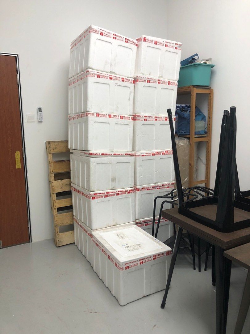 Styrofoam boxes for free (13 numbers), Furniture & Home Living, Home ...