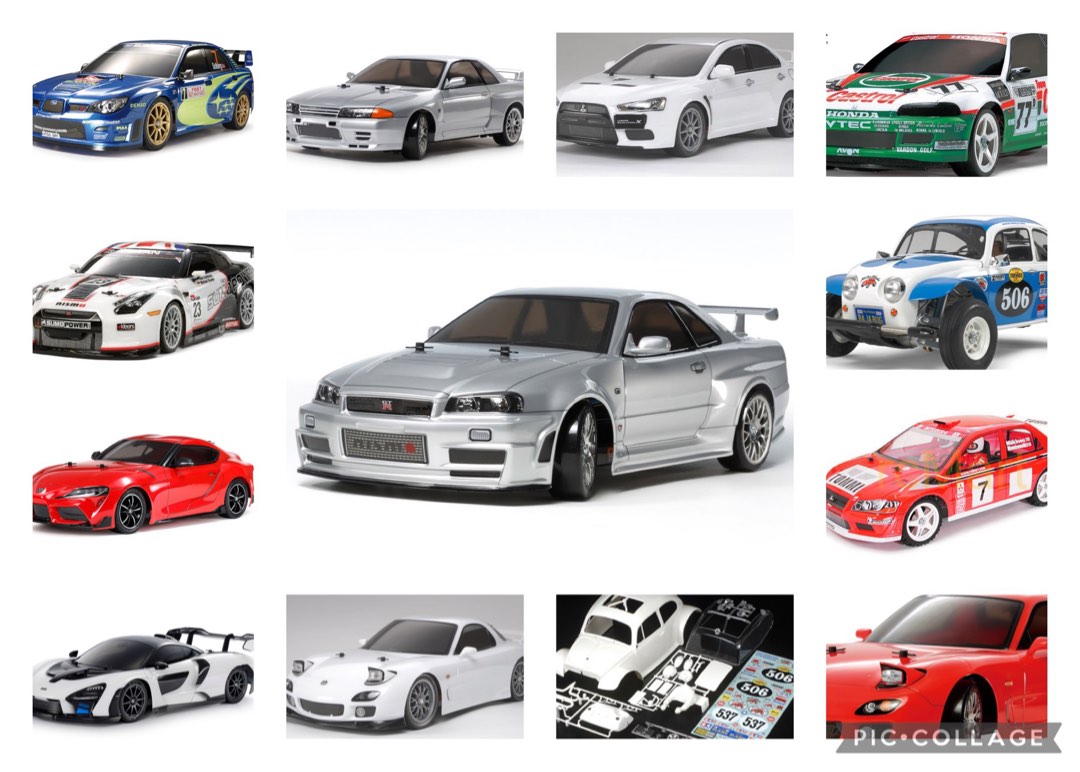 Tamiya 1/10 RC kits, bodyshells, complete sets - Incoming shipment and ...