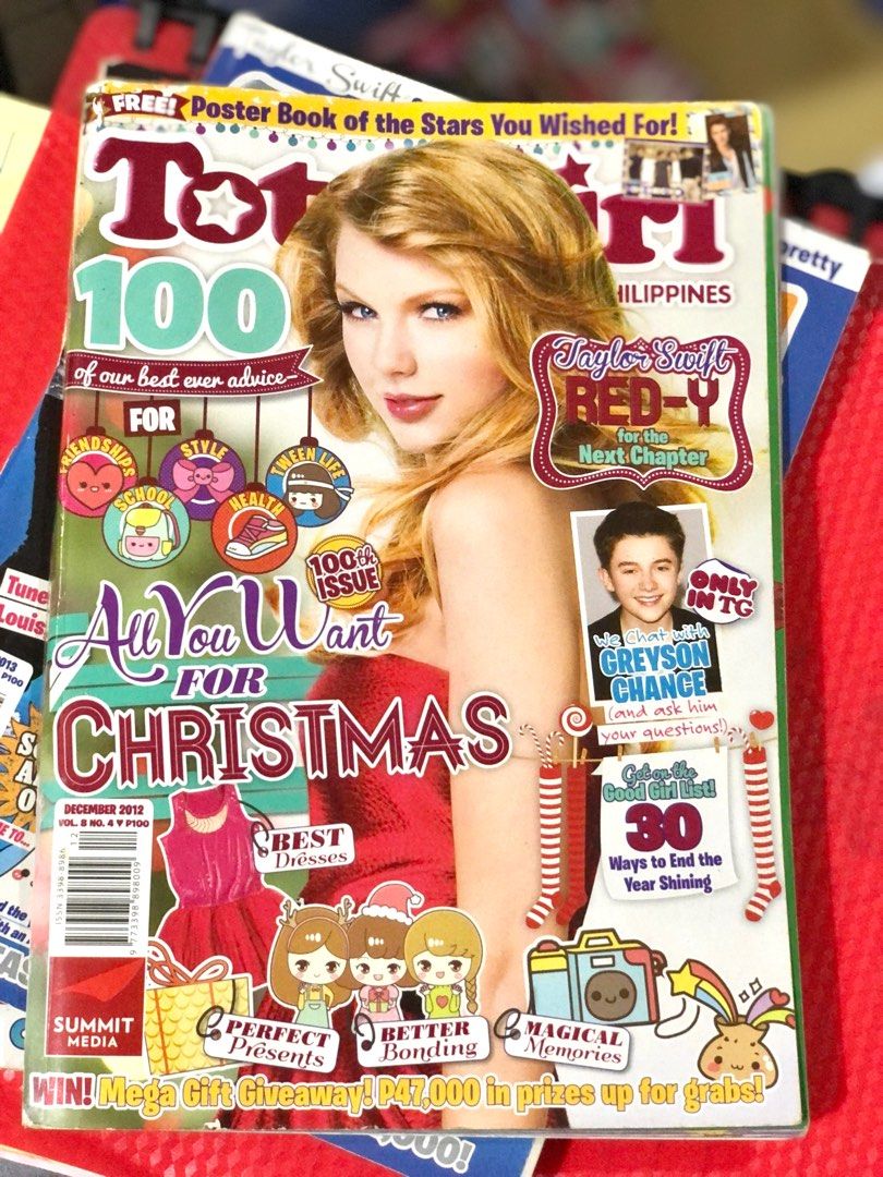 Taylor Swift Total Girl Magazine Hobbies And Toys Books And Magazines