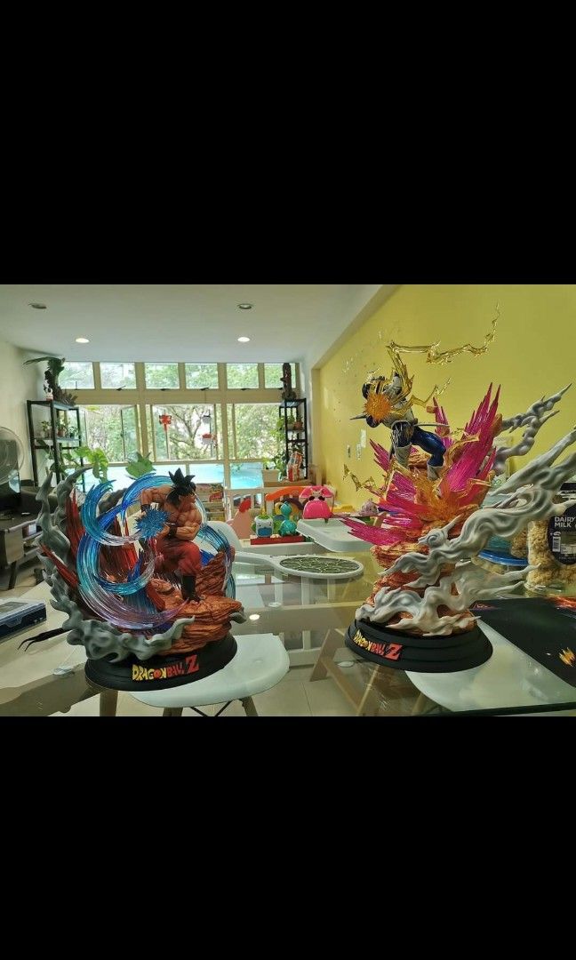 Temple Studio Goku vs Vegeta With special Gift Dragon Ball Statue ...