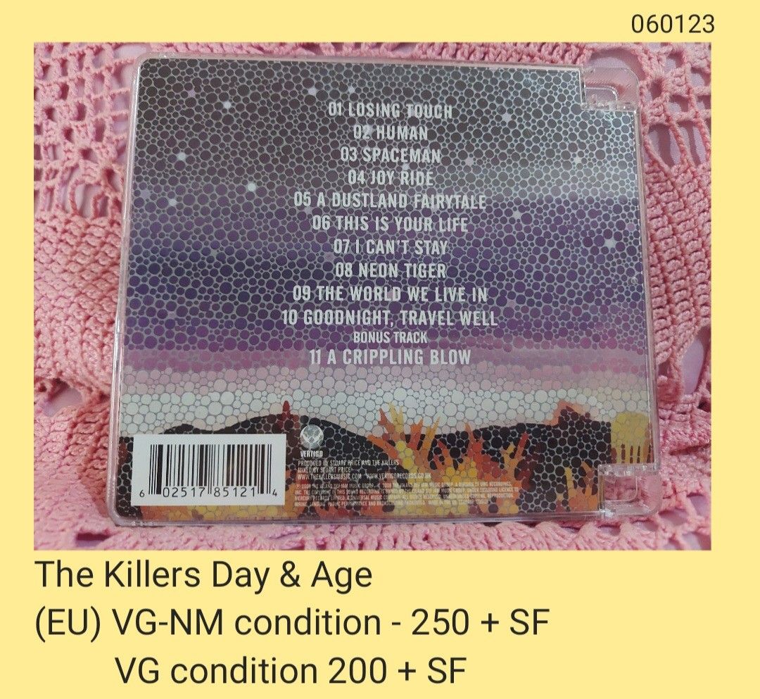 The Killers Day And Age CD (unsealed), Hobbies & Toys, Music & Media ...