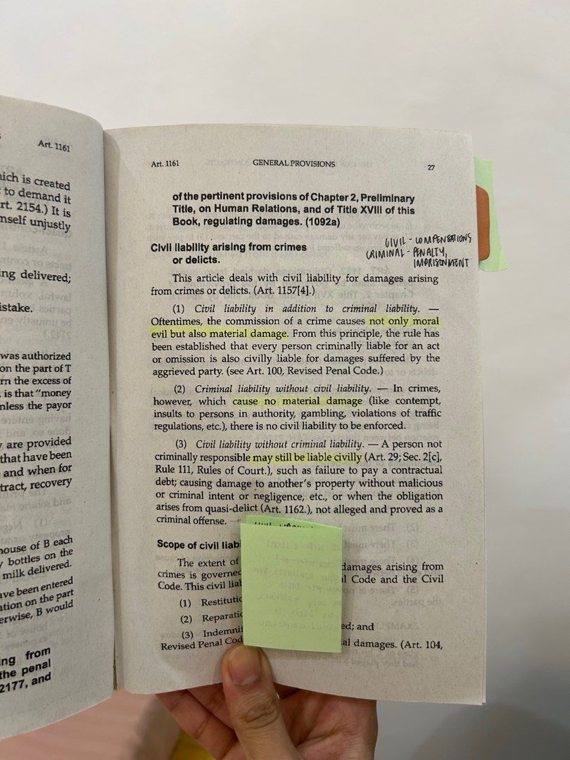 The Law on Obligations and Contracts (oblicon book), Hobbies & Toys ...