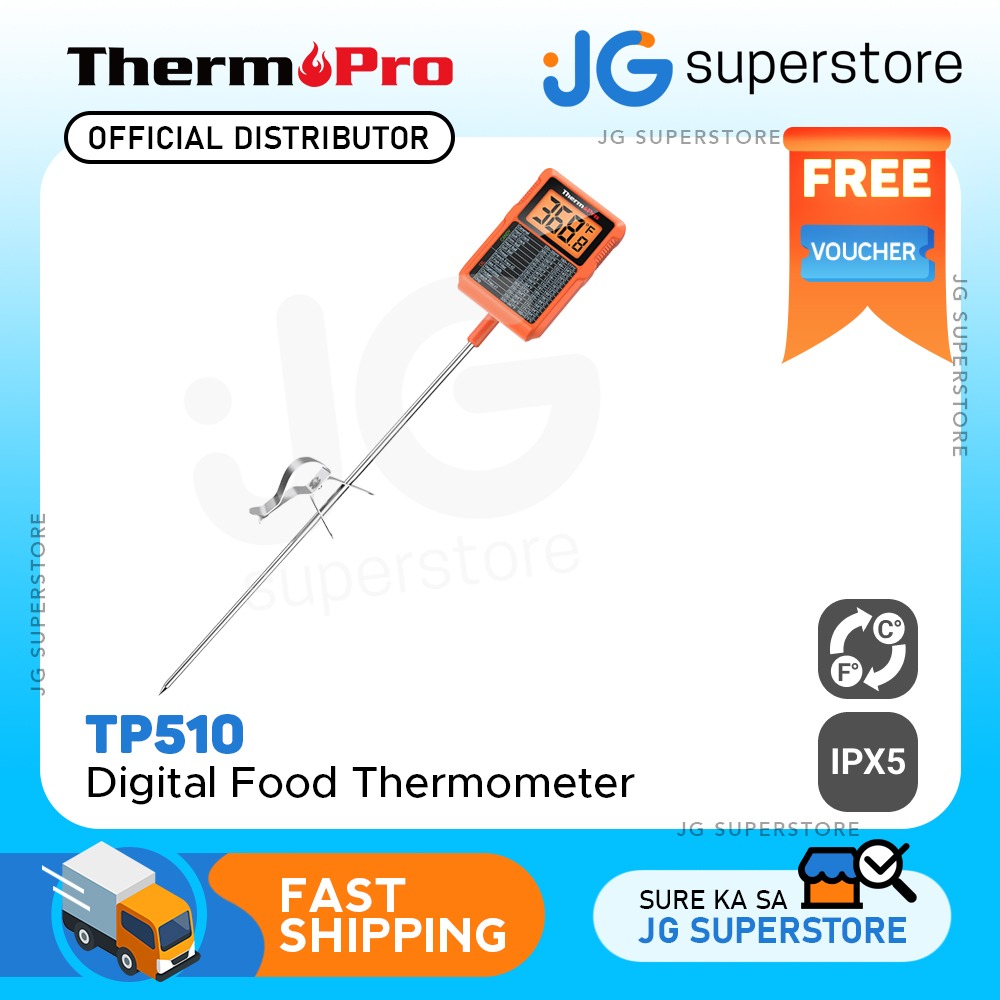 ThermoPro TP510 Waterproof Digital Food Thermometer with Instant ...