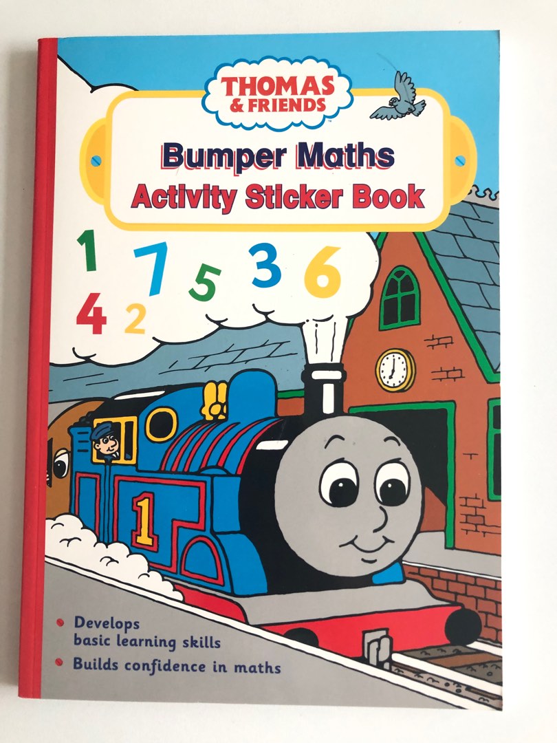 Thomas and Friends Bumper Maths Activity Sticker Book, 興趣及遊戲, 書本 & 文具 ...