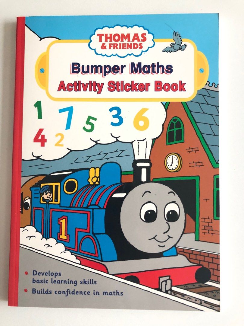 Thomas and Friends Bumper Maths Activity Sticker Book, 興趣及遊戲, 書本 & 文具 ...