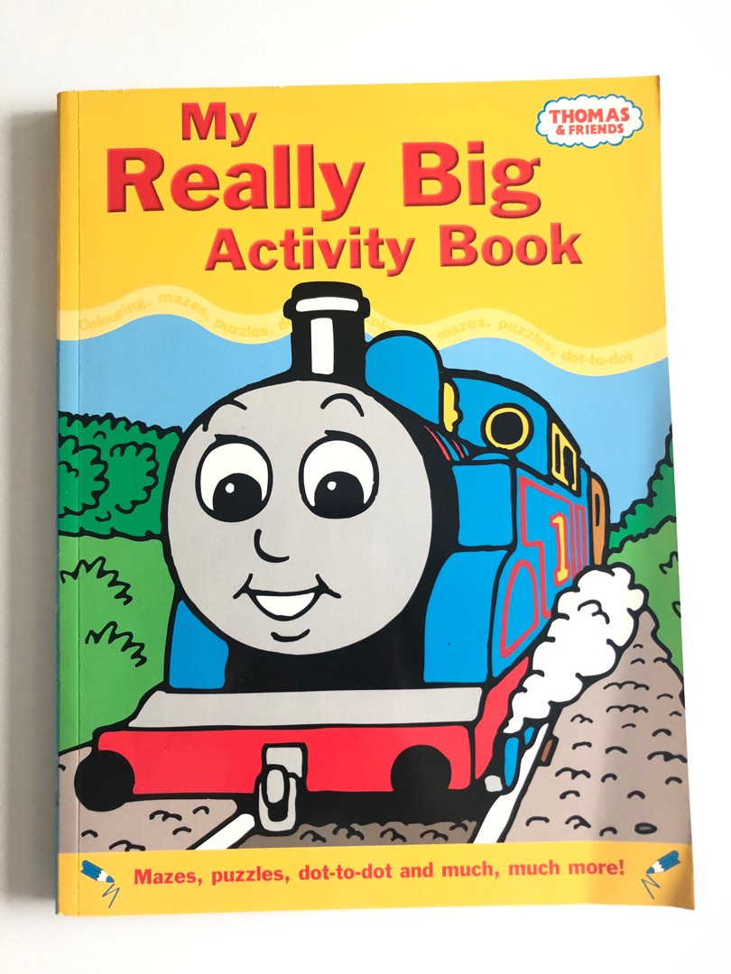 Thomas and Friends Really Big Activity Book, 兒童＆孕婦用品, 嬰兒玩具 - Carousell