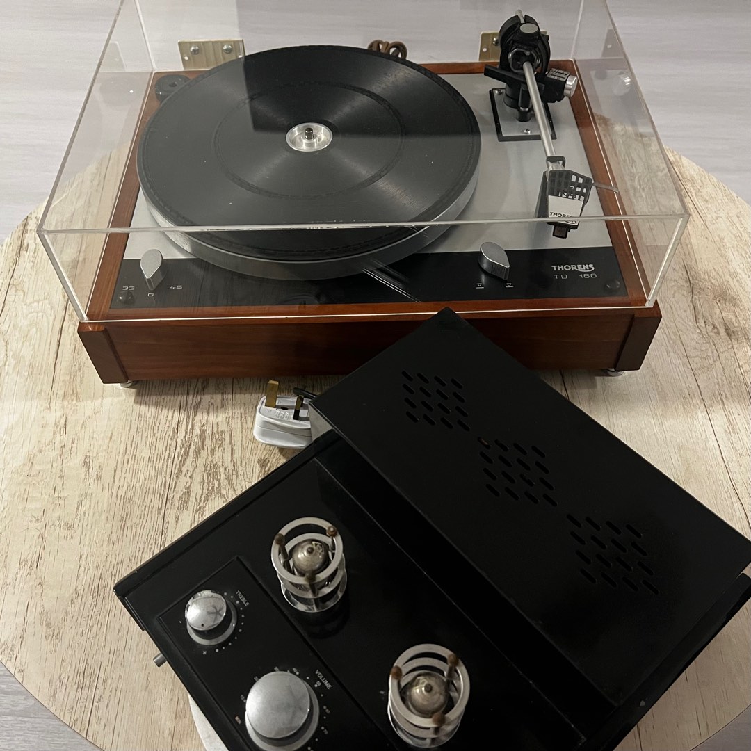 Thorens turntable & tube amp set., Audio, Soundbars, Speakers ...