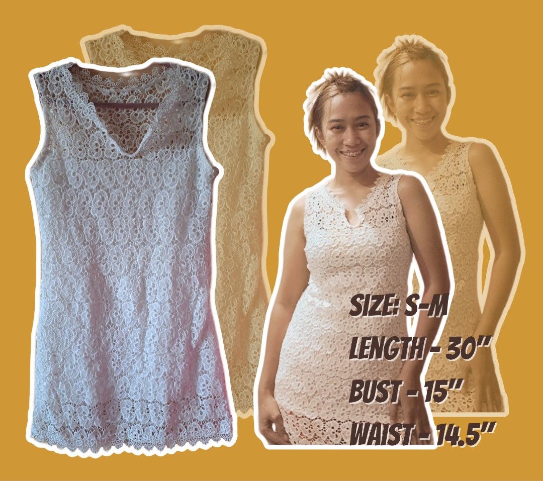 Thrifted CASUAL WHITE DRESS perfect for PRENUP / Formal Events ...