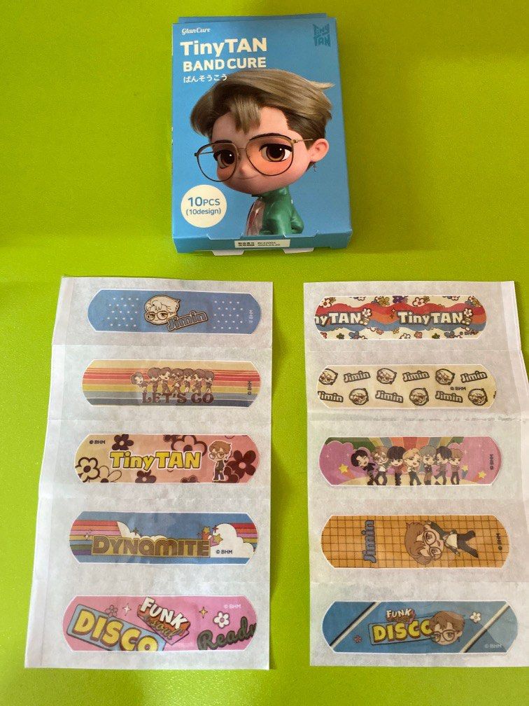 Tinytan Bts Dynamite version band-aid plaster Band Cure, Hobbies & Toys, Memorabilia ...