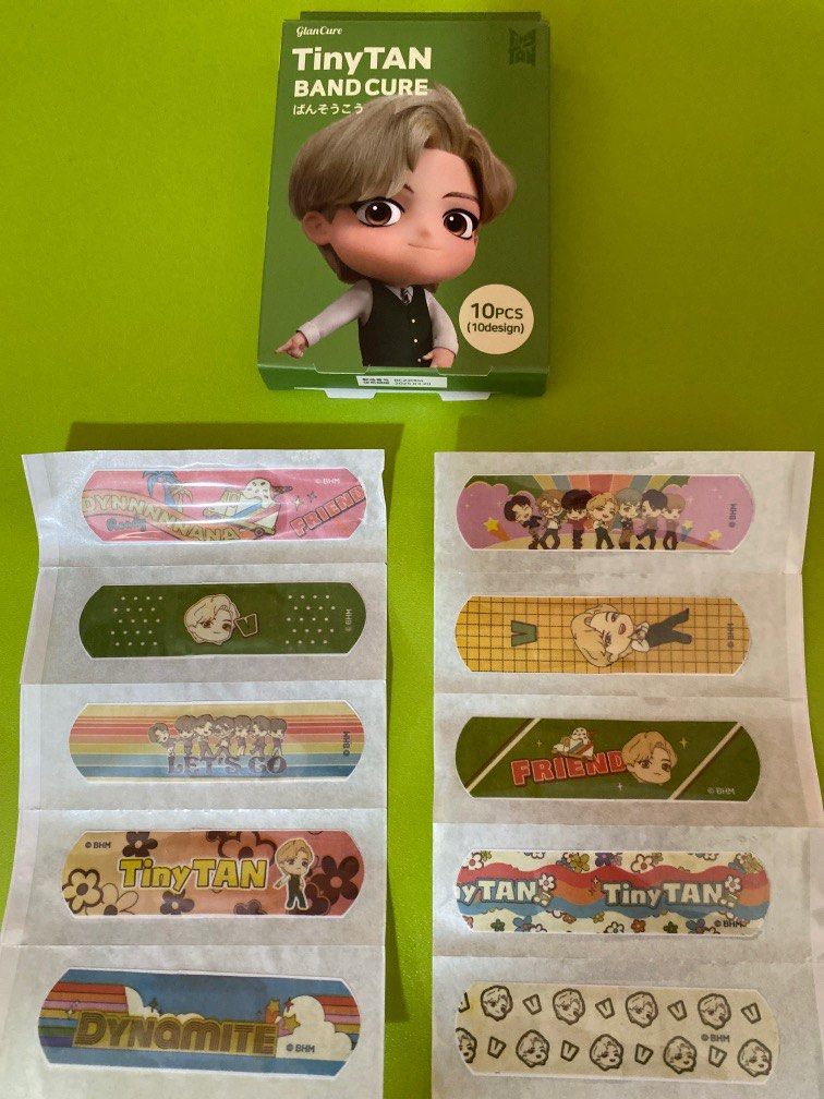 Tinytan Bts Dynamite version band-aid plaster Band Cure, Hobbies & Toys ...