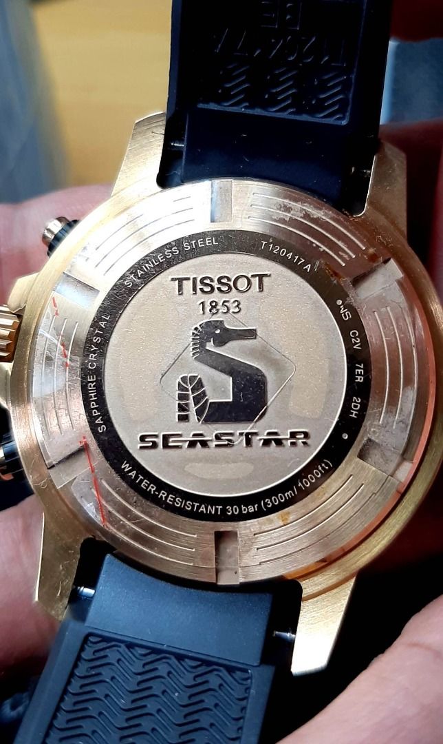 TISSOT SEASTAR 1000 CHRONOGRAPH ROSE GOLD on Carousell