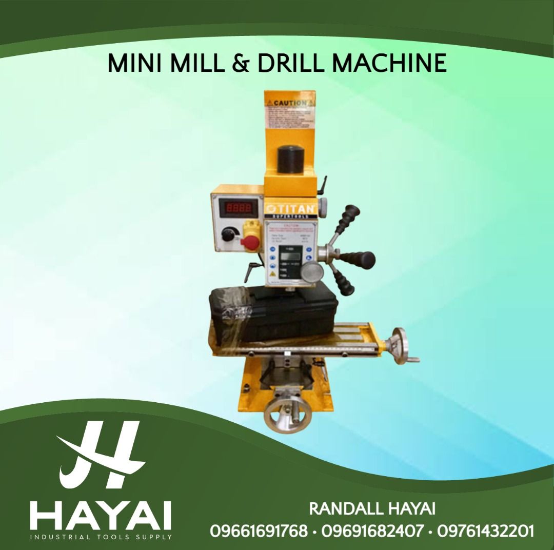Titan Mini Mill & Drill Machine, Commercial & Industrial, Industrial ...