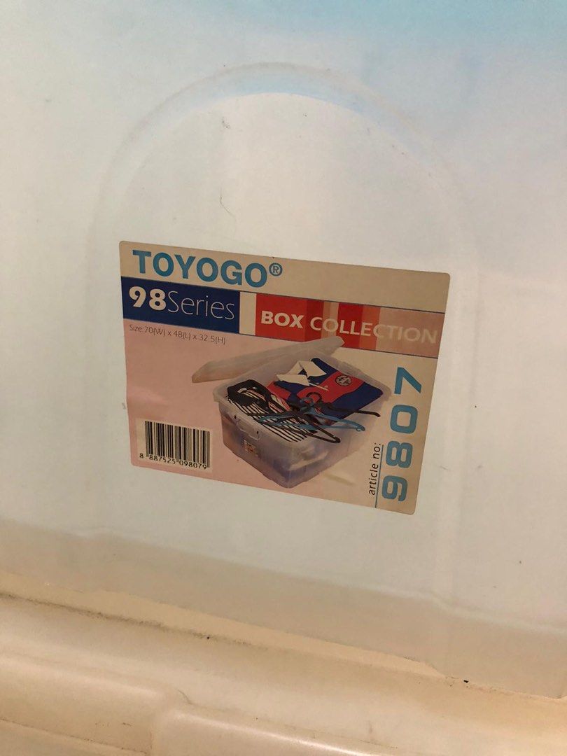 Toyogo Storage Box with rollers, Furniture & Home Living, Home ...