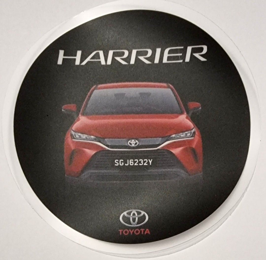 Toyota Harrier Customised Car Decal, Hobbies & Toys, Stationery & Craft ...