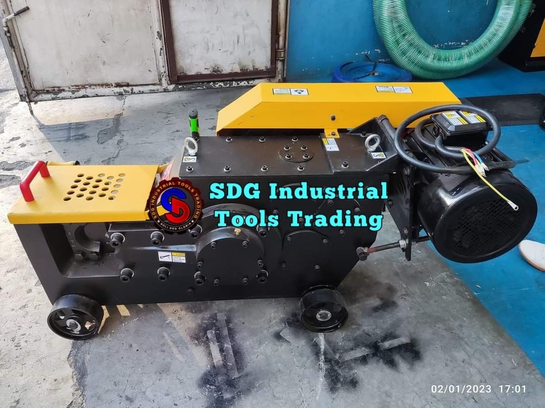 TOYOYAMA Industrial Steel Bar Cutter, Single Phase, 220V/60Hz, w/ 3 ...