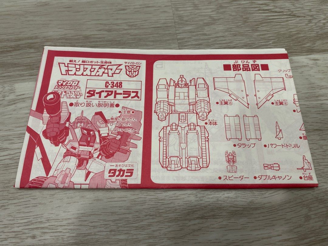 Transformers G1 Dai-Atlas Dai Atlas Big Powered Zone original vintage ...