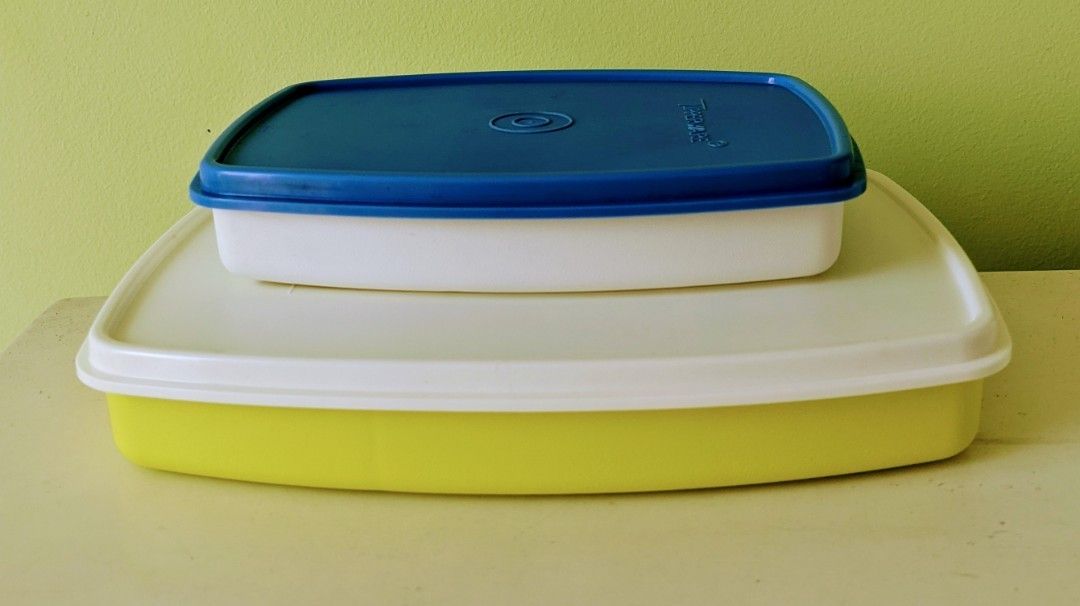 Tupperware Divided Lunch Box 650ml, Furniture & Home Living ...
