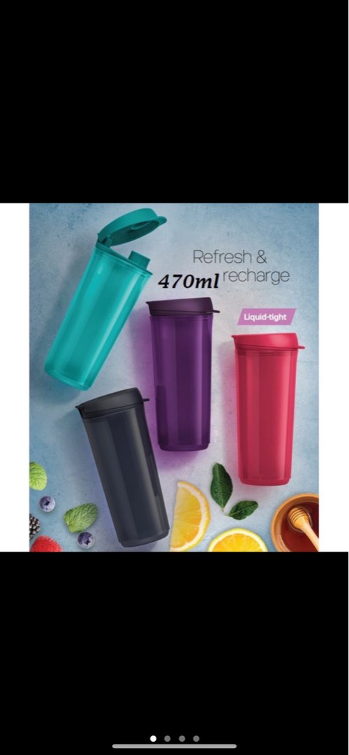 Tupperware drinking bottle 470ml, Furniture & Home Living, Kitchenware ...